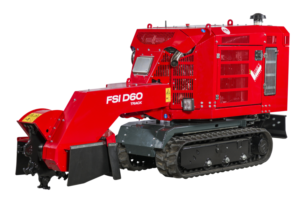 FSI D60 TRACK | 60 HP Diesel stump cutter on tracks